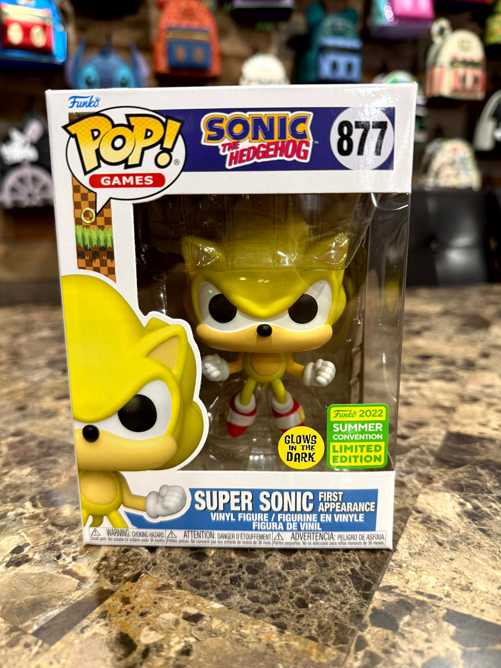 Super Sonic (First Appearance) — Sonic the Hedgehog #877 Funko Pop! Vi ...
