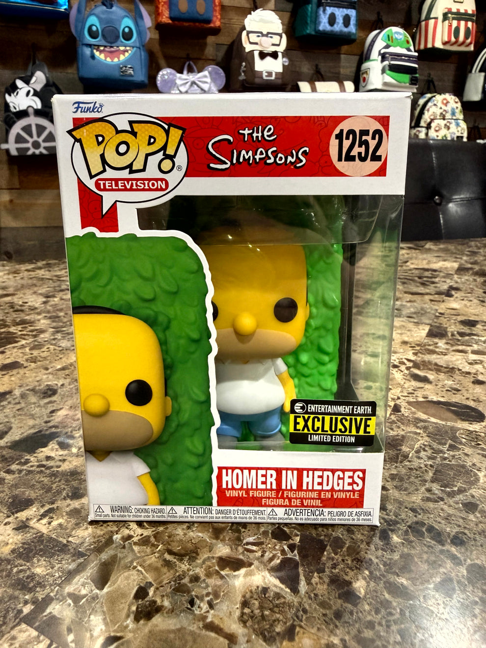 Homer in Hedges — The Simpsons #1252 Funko Pop! Vinyl – The Poppin Duo ...