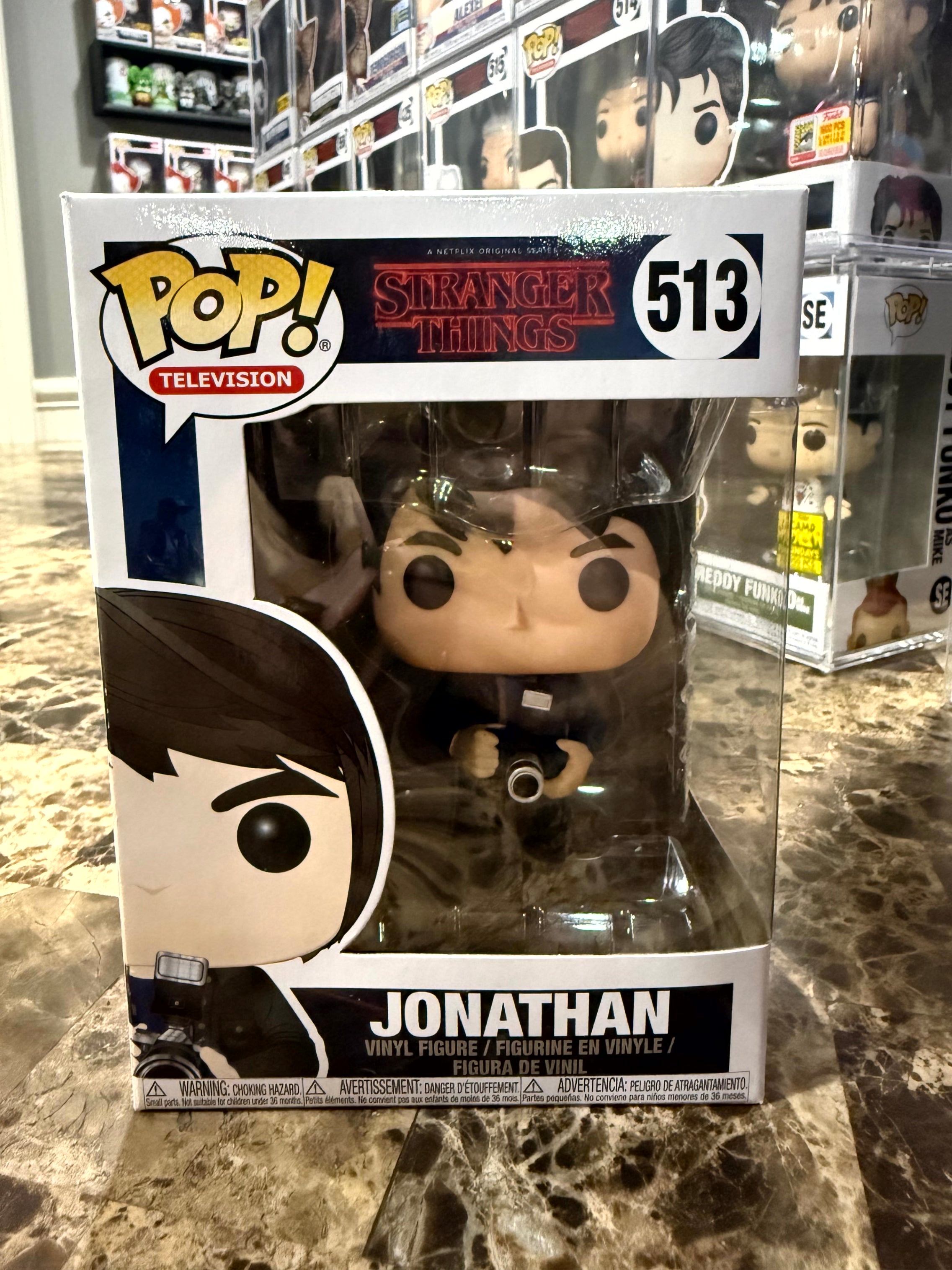 Jonathan — Stranger Things #513 Funko Pop! Vinyl – The Poppin Duo Store